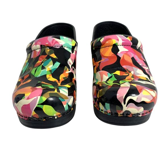 Dansko | Shoes | Dansko Womens Professional Clog Color Fusion Patent ...